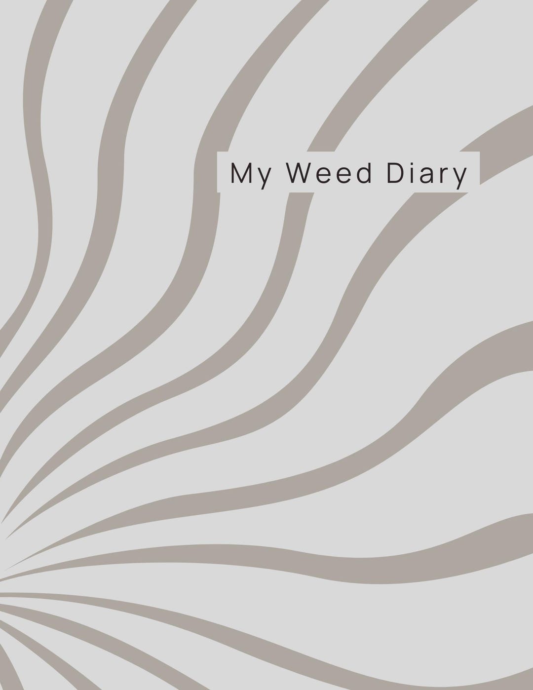 My Weed Diary Cannabis Strain Tracker Digital Download PDF - Etsy