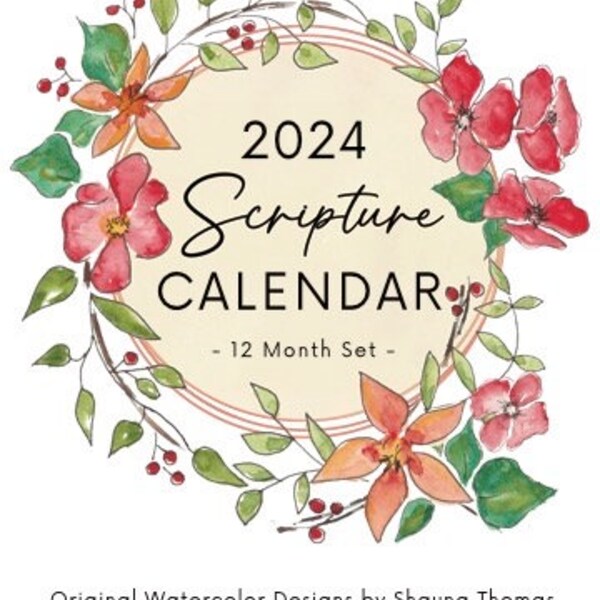 Scripture Calendar - Etsy