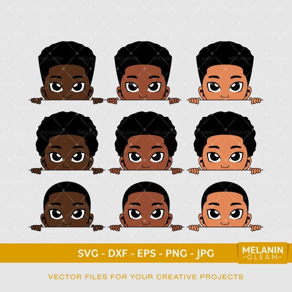 Boy Peek Bundle Digital SVG DXF EPS Png Jpg | Etsy