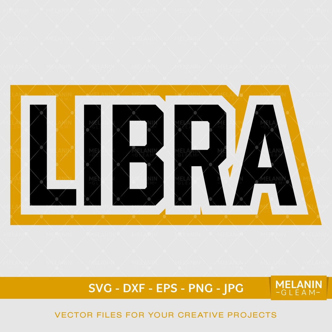 Libra, Melanin Svg, Birthday Svg, Birthday Drip Svg, Birthday Text Svg ...