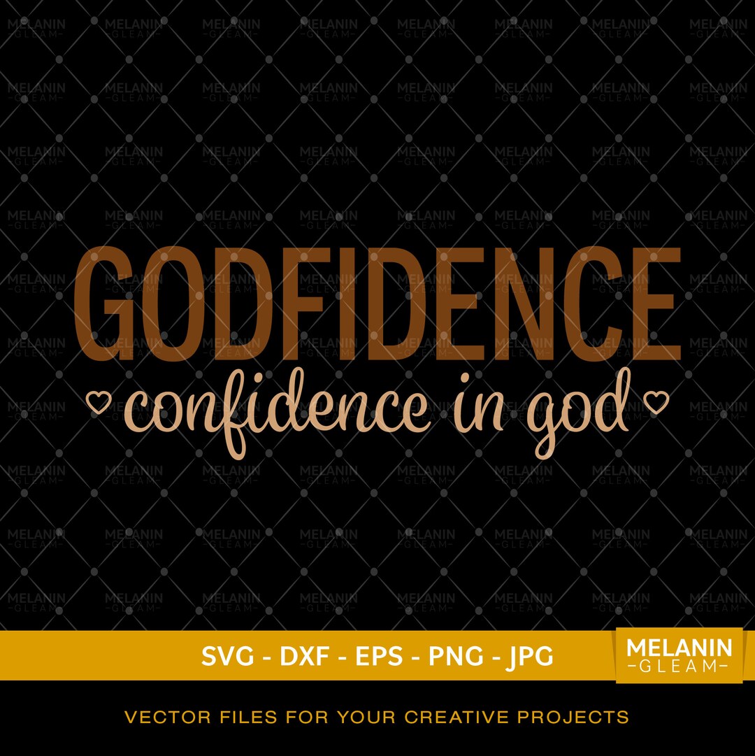 Godfidence, Religion, Faith Svg, God Svg, Religious Svg, Religion Svg ...