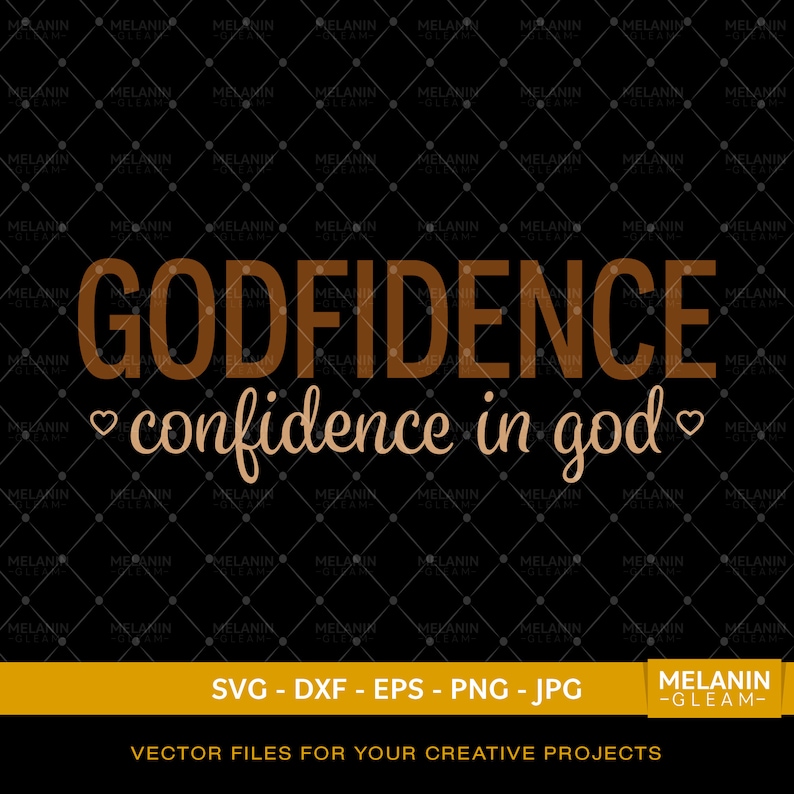 Godfidence, Religion, Faith Svg, God Svg, Religious Svg, Religion Svg ...