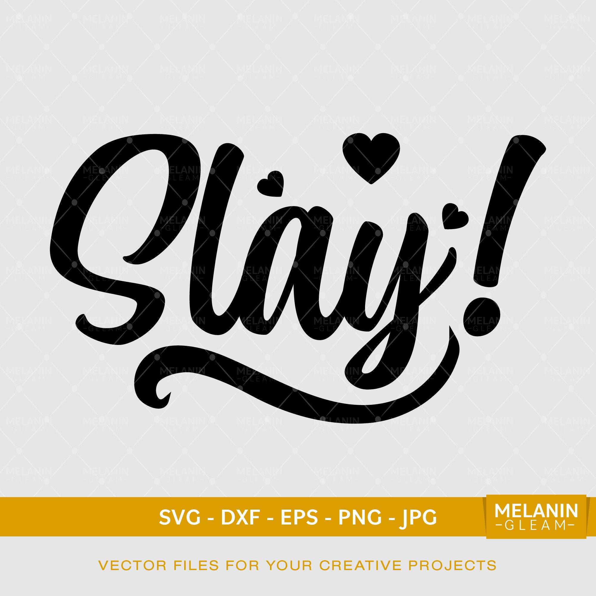 Slay!, Melanin Svg, Text Svg, Slaying, Queen Svg - Etsy