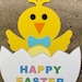Happy Easter Chick (boy) Craft Kit--cardstock Paper Craft for Kids - Etsy