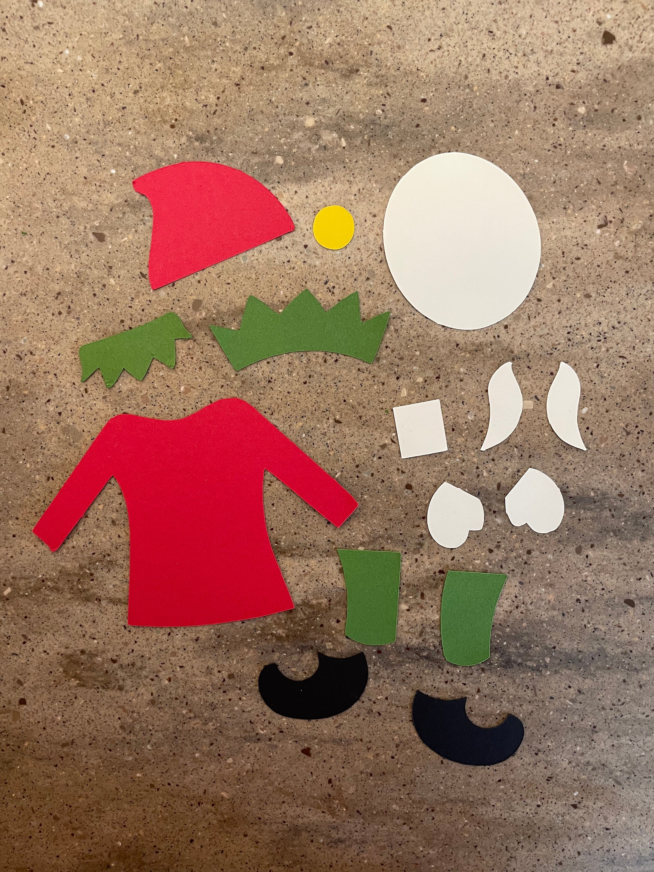 Elf Yourself Craft Kitcardstock Paper Craft for Kids - Etsy
