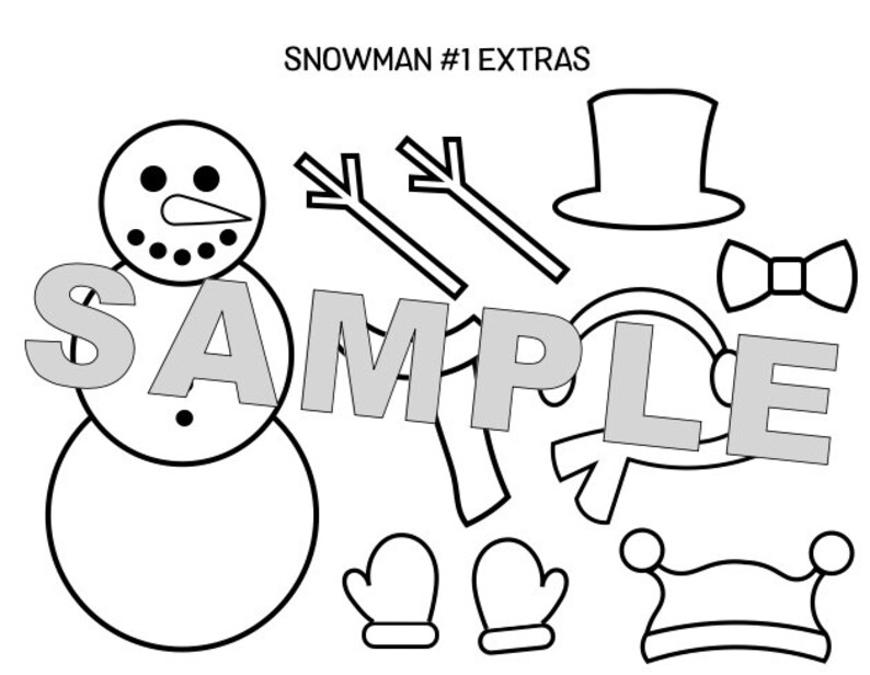 Let It Snow Craft Bundle - Crafts for Kids - Etsy