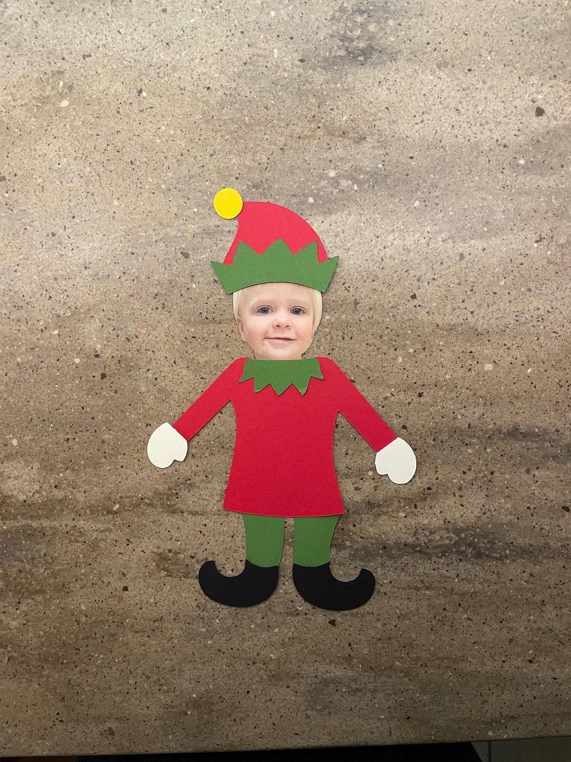 Elf Yourself Craft Kitcardstock Paper Craft for Kids - Etsy