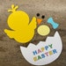 Happy Easter Chick (boy) Craft Kit--cardstock Paper Craft for Kids - Etsy