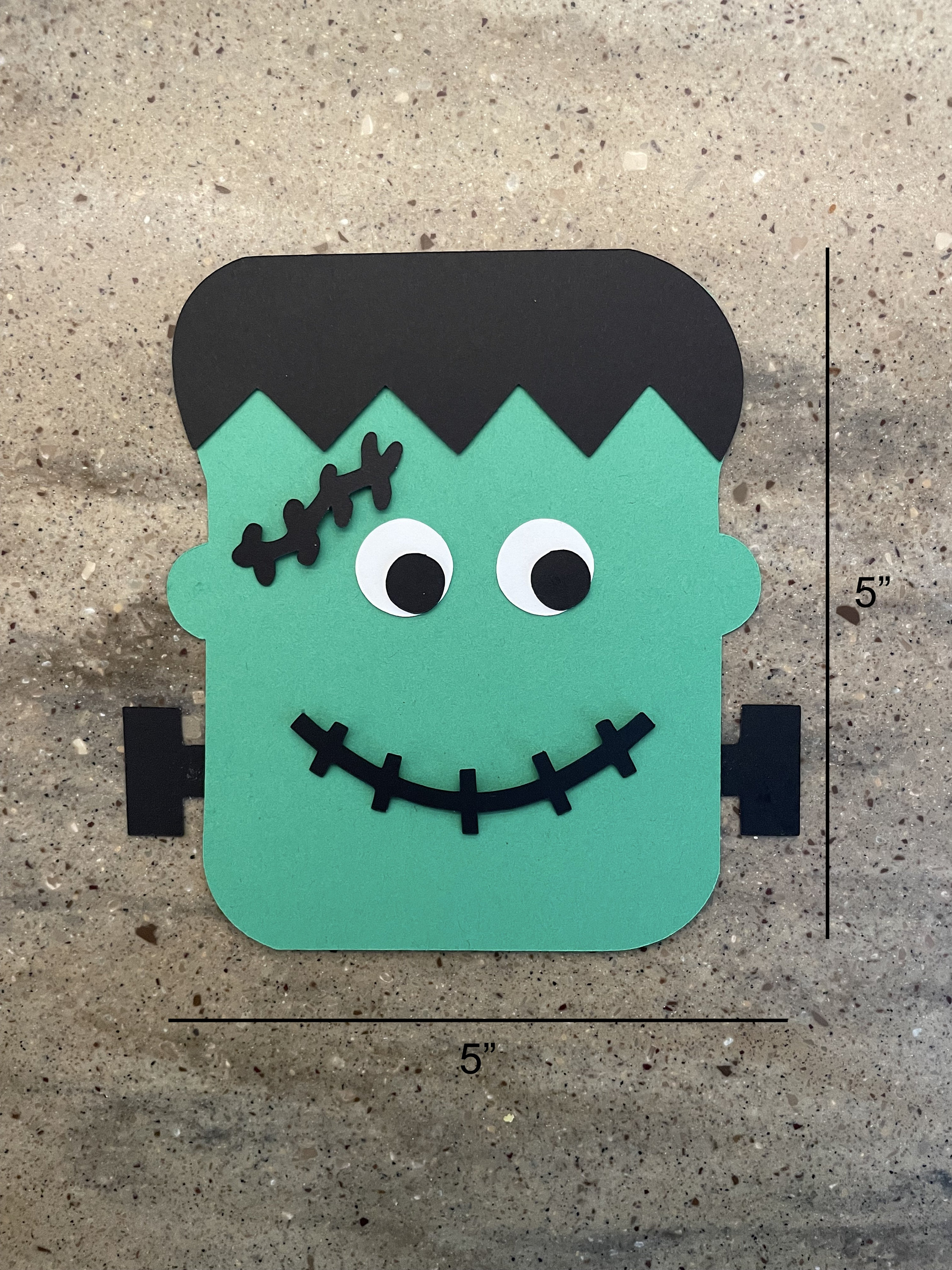 Frankenstein Craft Kit--cardstock Paper Craft for Kids - Fall Crafts ...