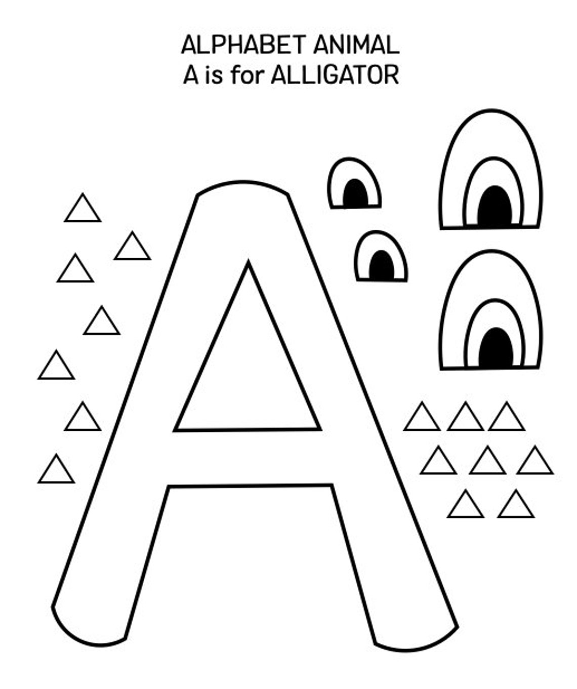 Digital Alphabet Animals - ABC Animals - Animal Alphabet - ABC Crafts ...