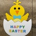 Happy Easter Chick boy Craft Kitcardstock Paper Craft for Kids - Etsy