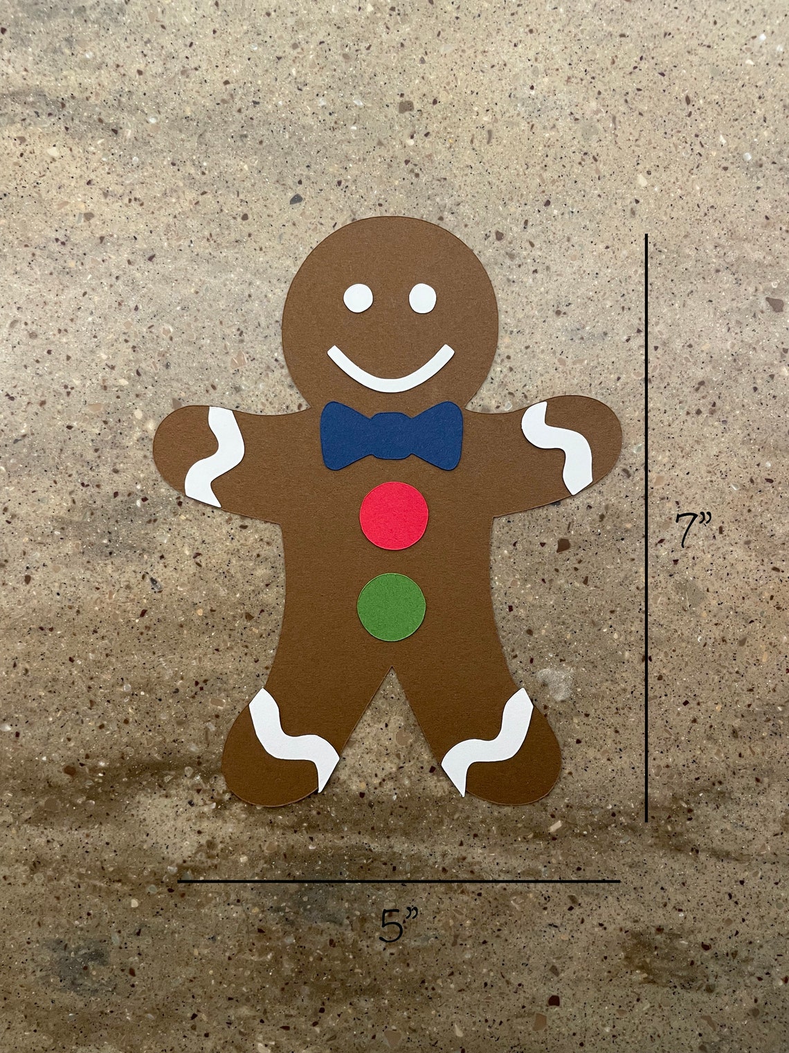 Gingerbread People--cardstock Paper Craft for Kids - Christmas Crafts ...