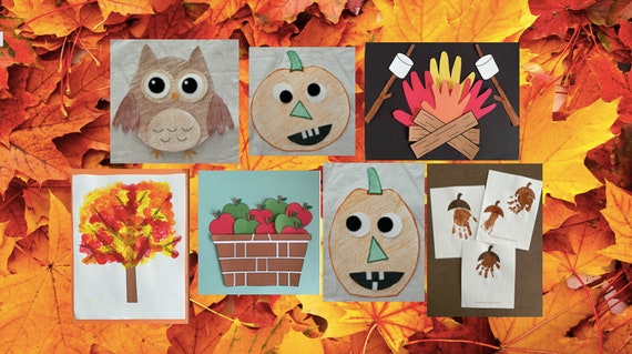Digital Fall Craft Bundle Crafts for Kids Fall Crafts - Etsy