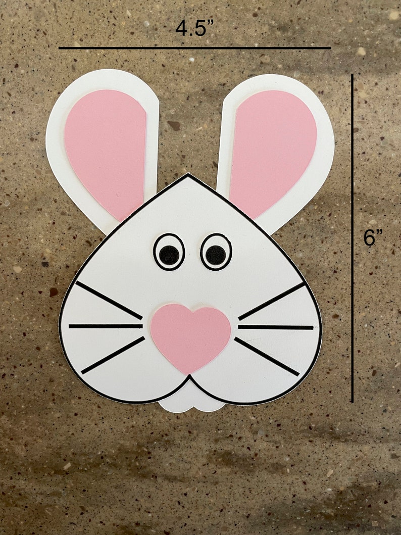 Valentine's Day Bunny Heart Craft Kit--cardstock Paper Craft for Kids ...