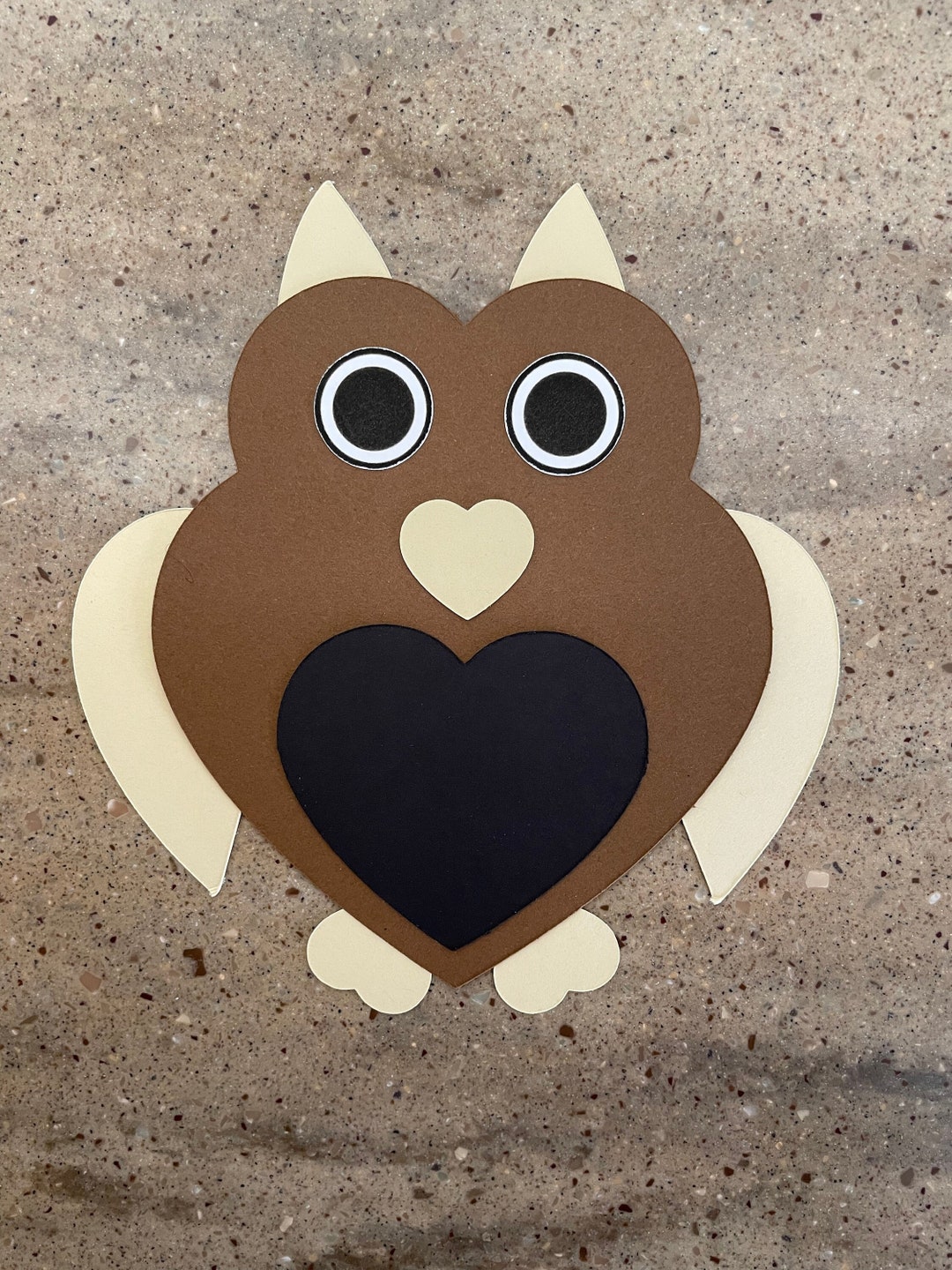 Valentine's Day Owl Heart Craft Kit--cardstock Paper Craft for Kids - Etsy