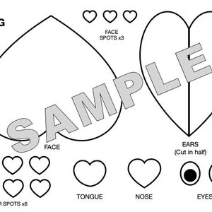 Digital Valentine's Day Heart Animals Craft Bundle - Crafts for Kids - Etsy