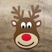 Reindeer Craft Kit--cardstock Paper Craft for Kids - Christmas Crafts ...