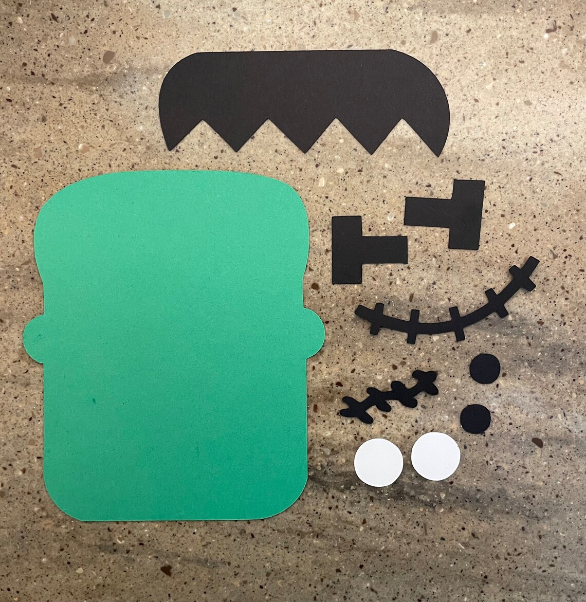 Frankenstein Craft Kit--cardstock Paper Craft for Kids - Fall Crafts ...