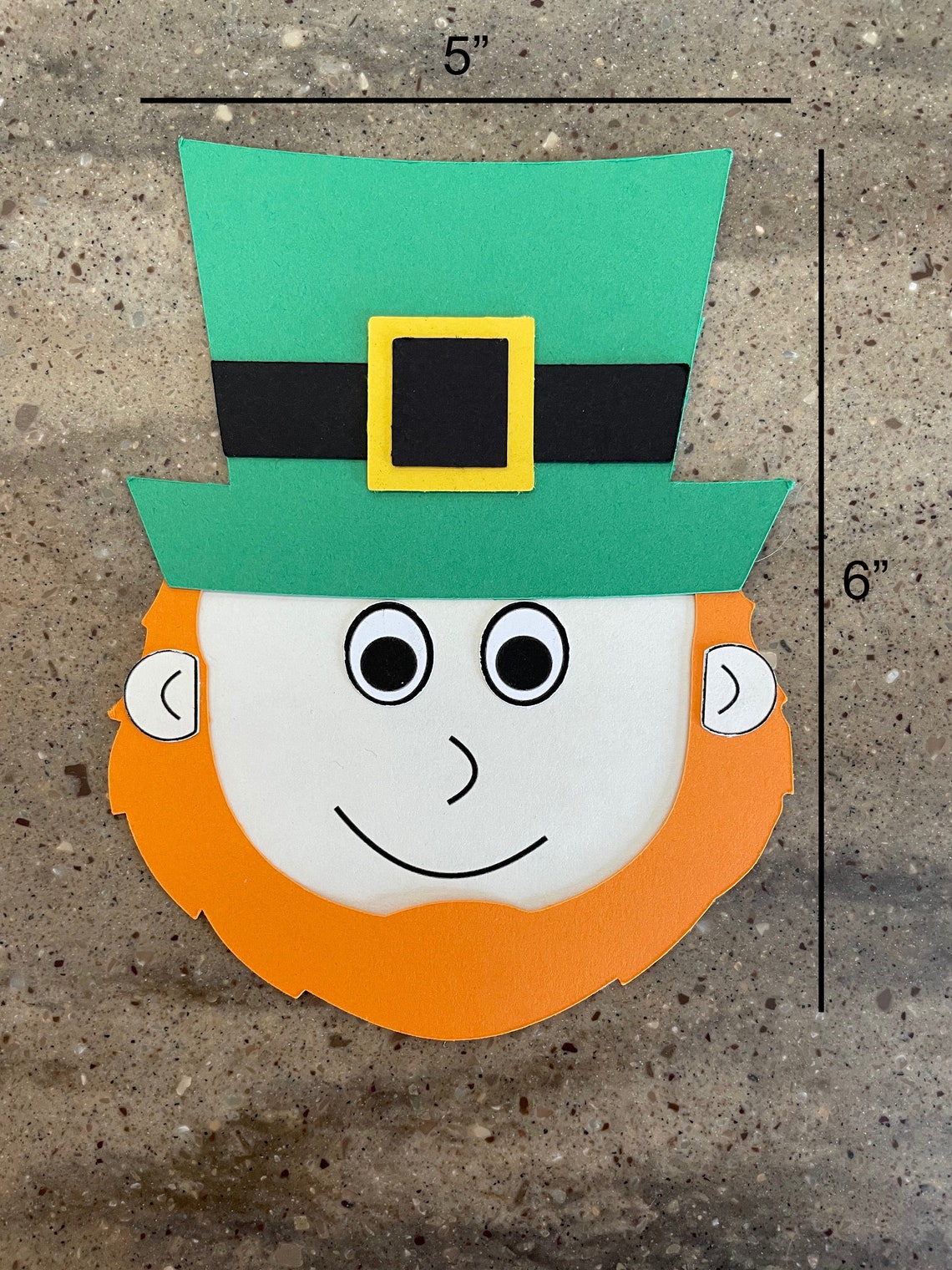 St. Patrick's Day Day Boy Leprechaun Craft Kit--cardstock Paper Craft ...