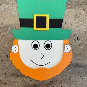 St. Patrick's Day Day Boy Leprechaun Craft Kit--cardstock Paper Craft ...