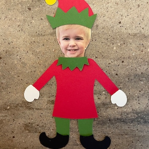 Elf Yourself Craft Kit--cardstock Paper Craft for Kids - Christmas ...