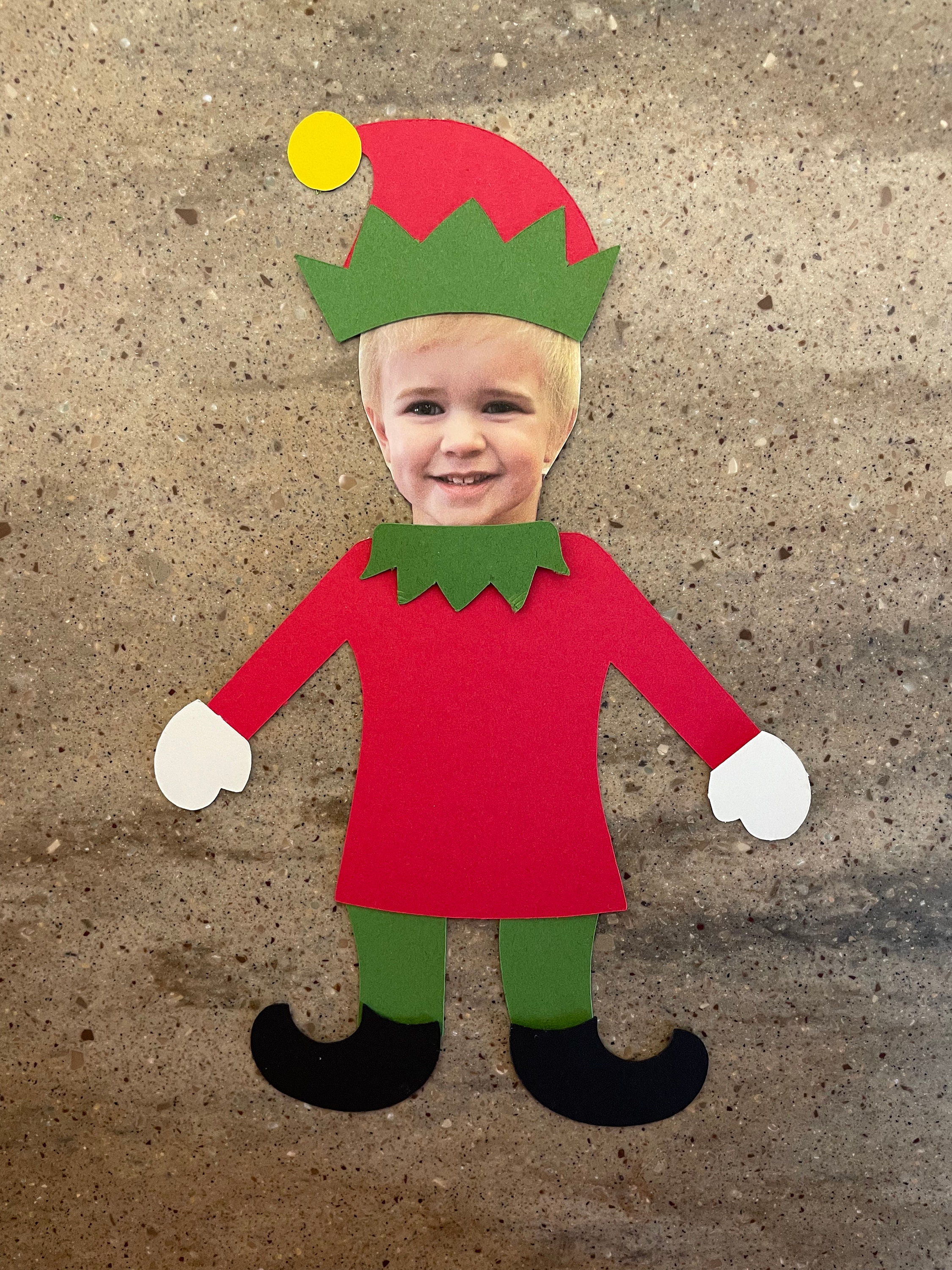 Elf Yourself Craft Kitcardstock Paper Craft for Kids - Etsy