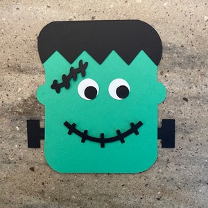 Frankenstein Craft Kit--cardstock Paper Craft for Kids - Fall Crafts ...