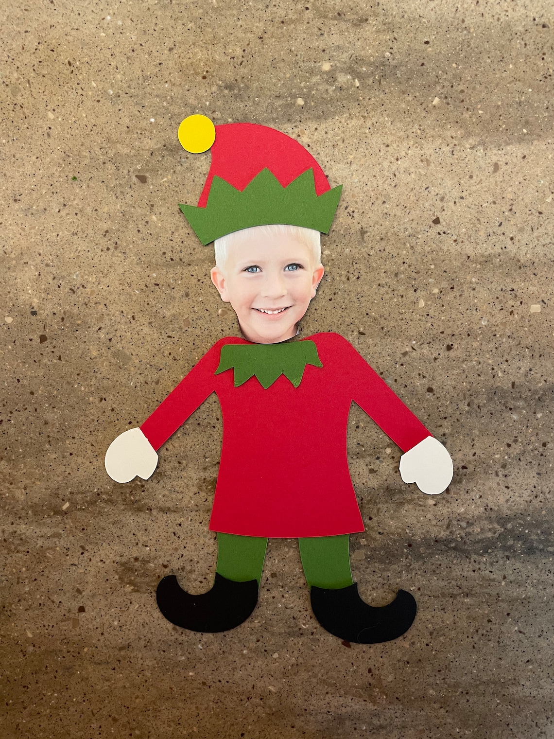 Elf Yourself Craft Kitcardstock Paper Craft for Kids - Etsy