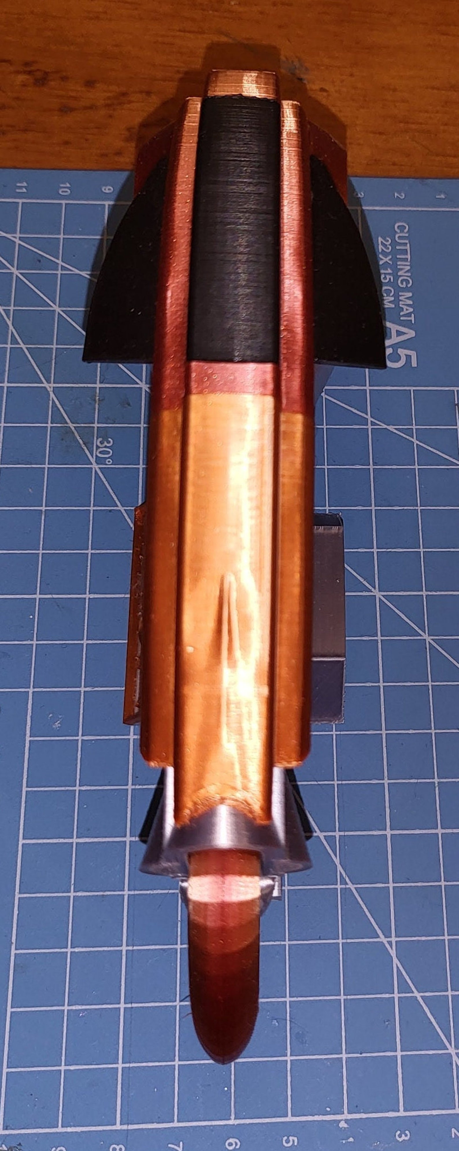 Tron on Gold 1 orange Light Cycle From 1982 TRON Movie - Etsy