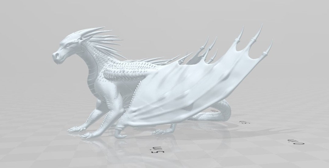 STL File for 3D Printed Icewing From Wings of Fire Series - Etsy