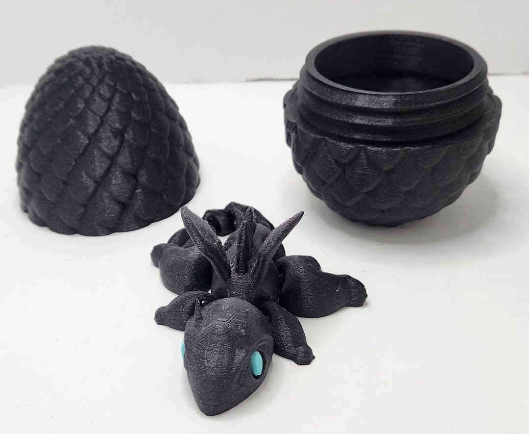 3D Printed Wings of Fire Nightwing Baby and Egg - Etsy