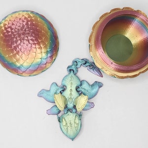 3D Printed Wings of Fire Rainwing Baby and Egg - Etsy