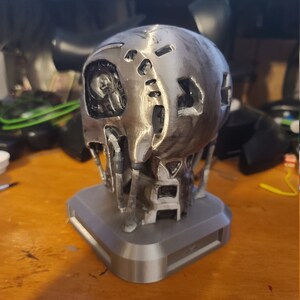 T800 Skull With Removable CPU and Stand - Etsy