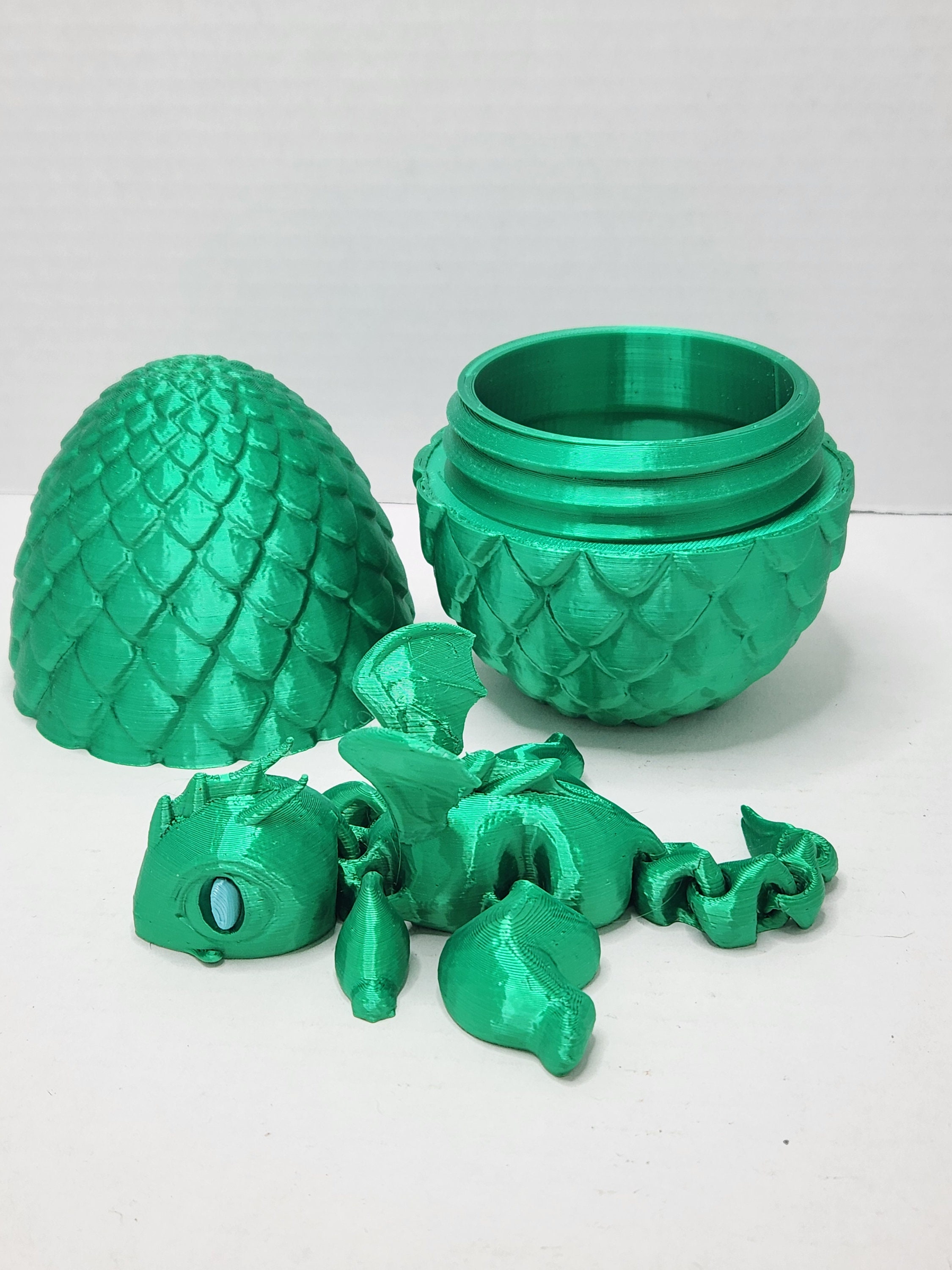 3D Printed Wings of Fire Seawing Baby and Egg - Etsy