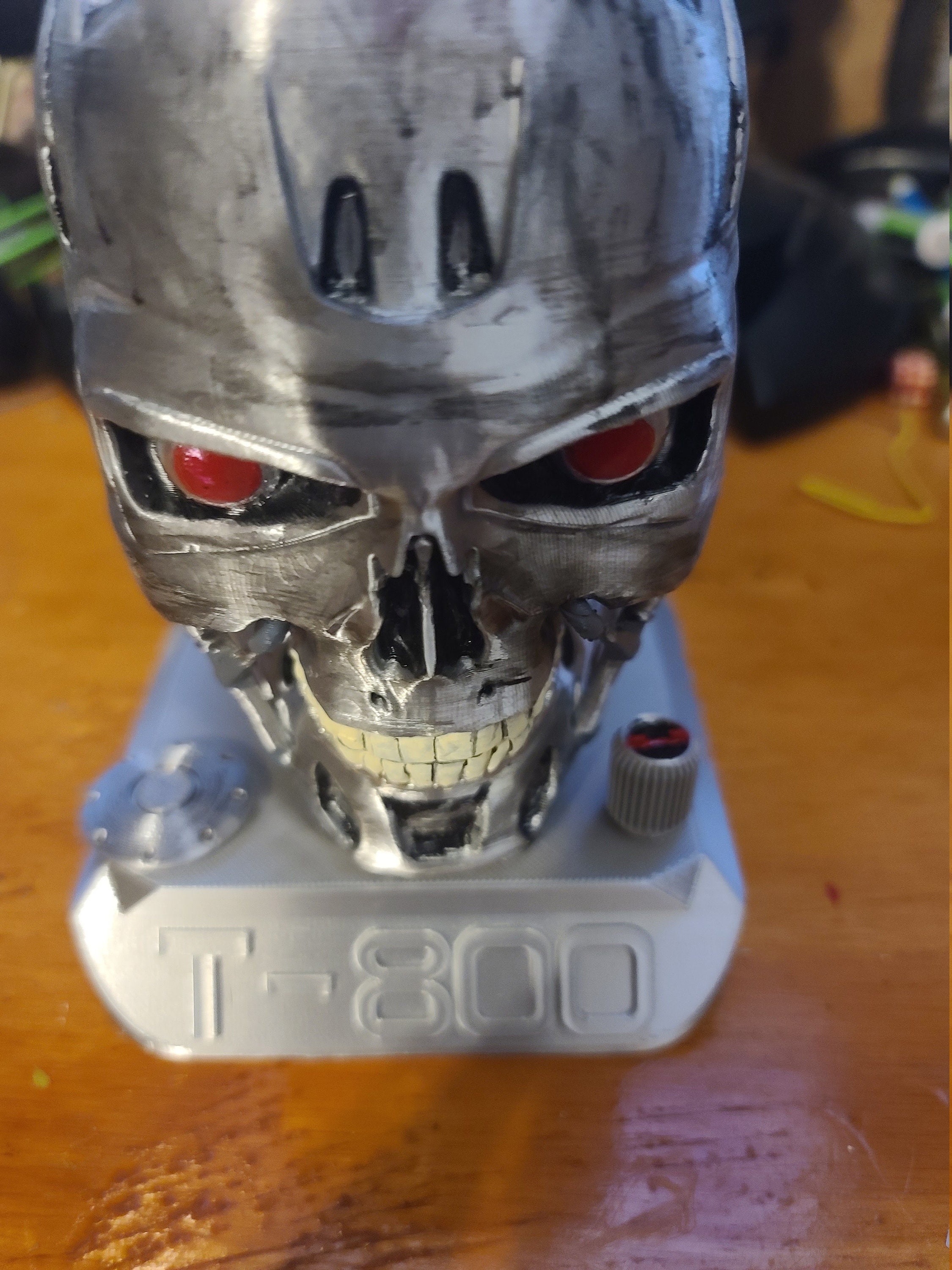 T800 Skull With Removable CPU and Stand - Etsy