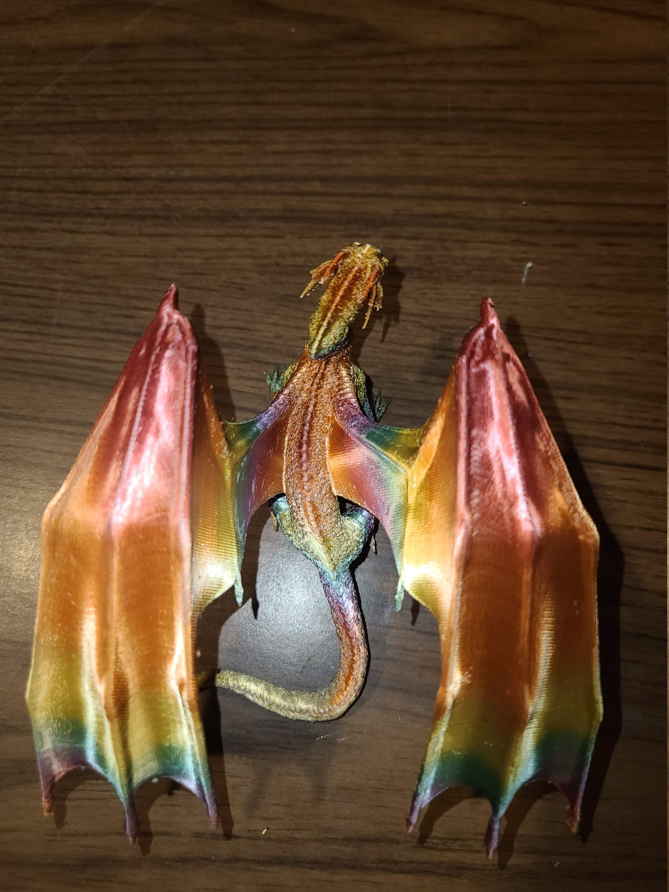 3D Printed Rainwing From Wings of Fire Series - Etsy Ireland