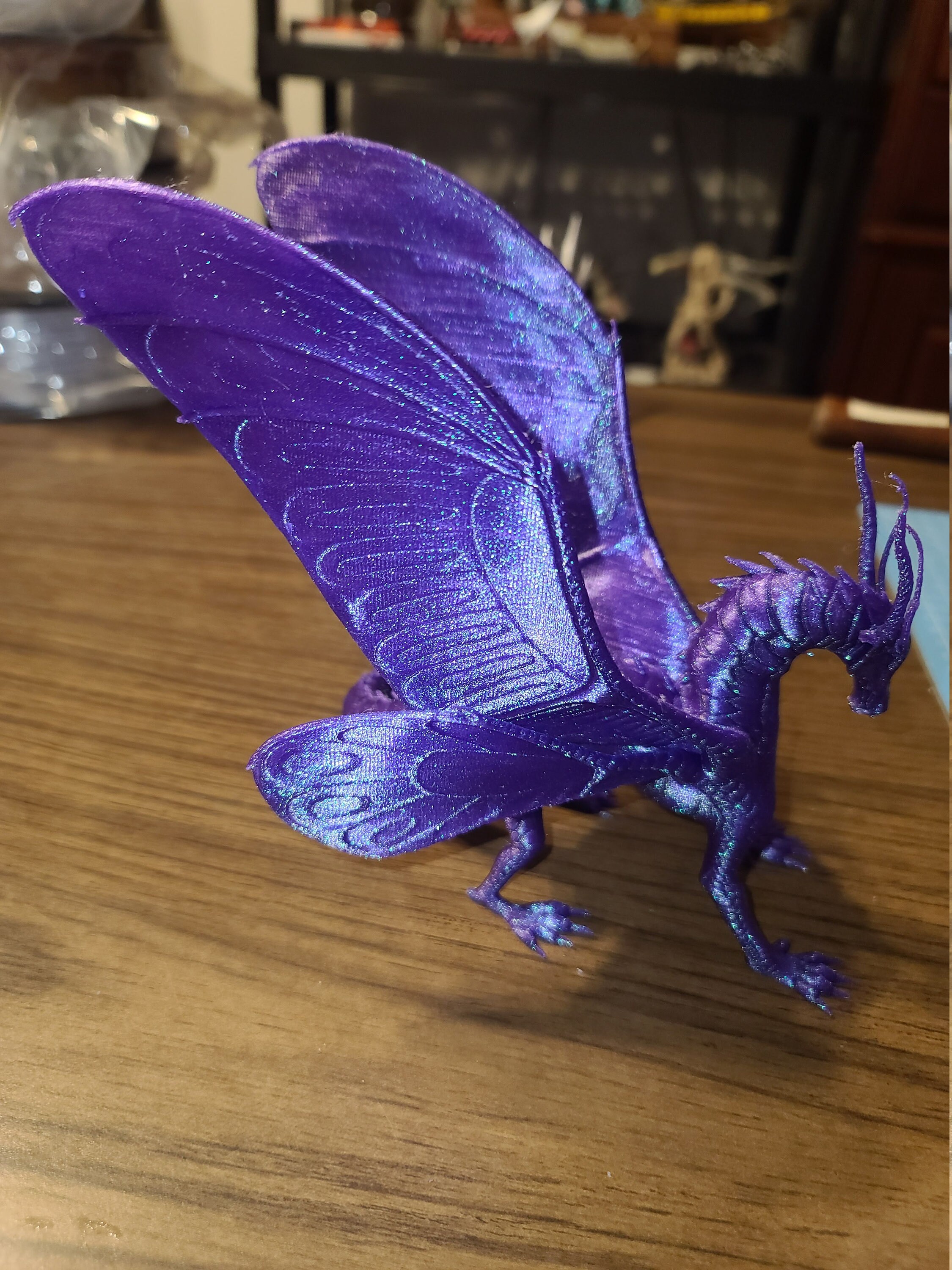 3d Printed Silkwing From The Wing Of Fire Series Etsy