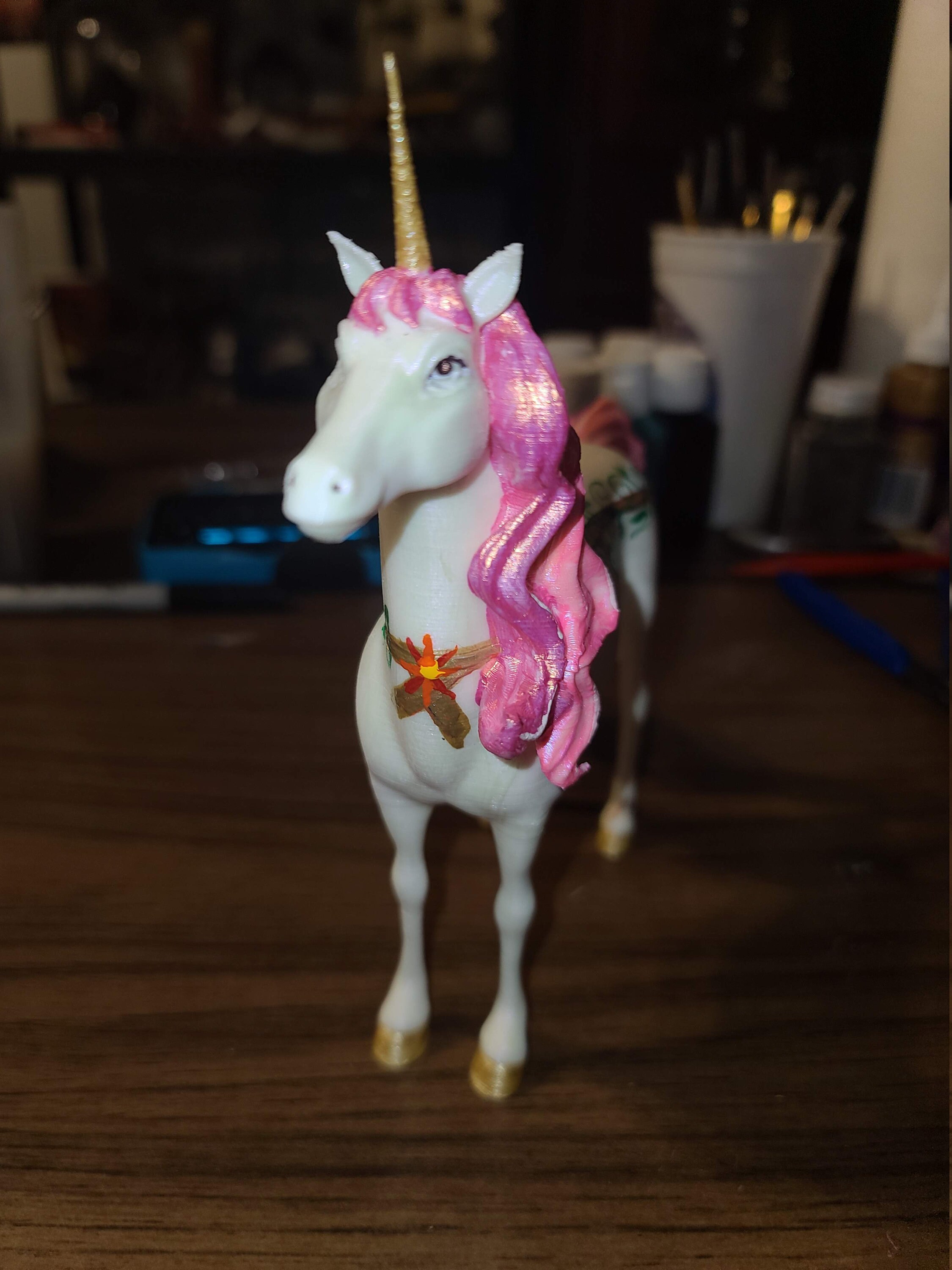 3D Printed Unicorn Figurine - Etsy