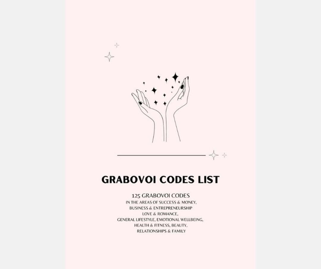 Grabovoi Codes List - List of 125 Codes in the Areas of Success, Wealth ...