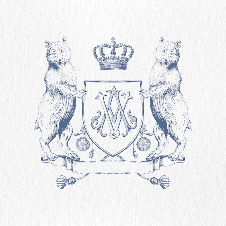 Custom Logo Design,bear Logo,vintage Bear Logo,bear Arms,business Logo ...