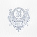 Vintage Wedding Crest: Editable Two-letter Monogram (SVG, PNG) - Etsy