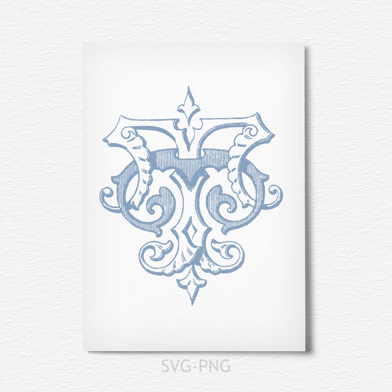 Monogram Letter T - Etsy