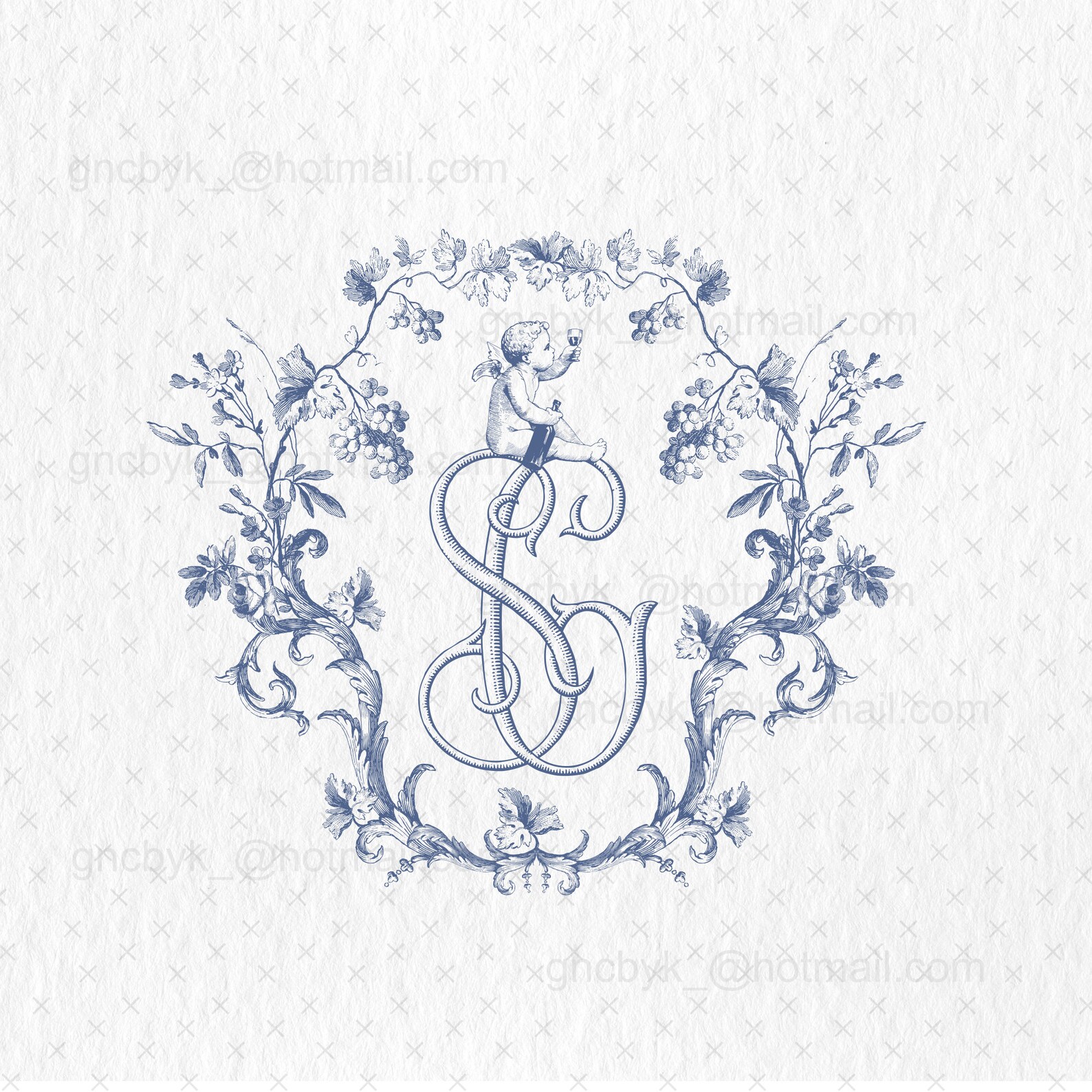S-G Vintage Monogram,victorian Flowers Vector,vintage Flowers,antiqued ...