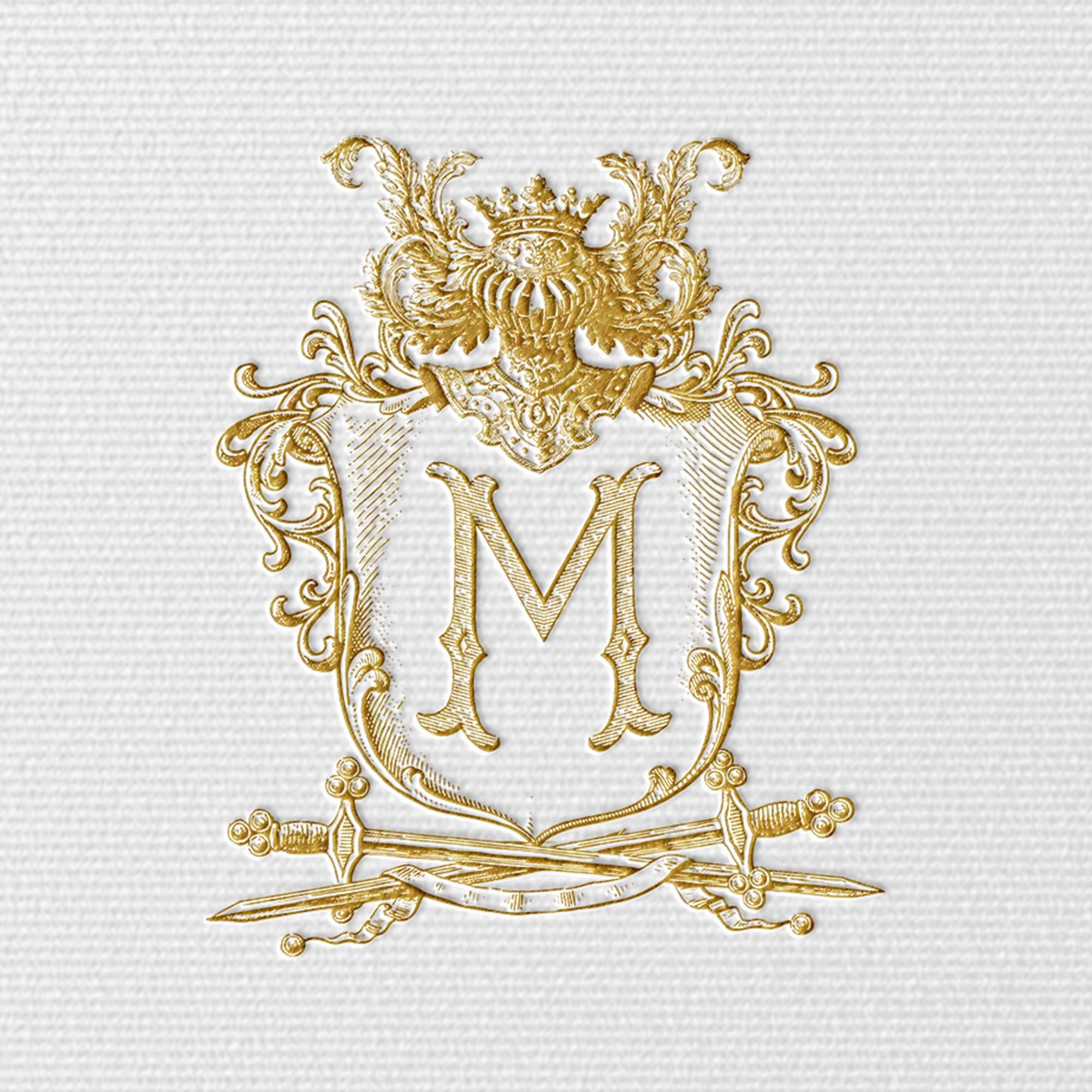 Vintage Wedding Crest: Heraldic Monogram, Coat of Arms (PDF & PNG) - Etsy