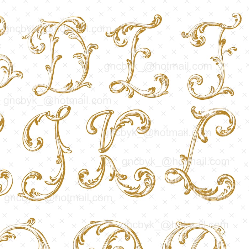 One Letter Monogram, Initials, Single Letter Monogram, Family Crest ...