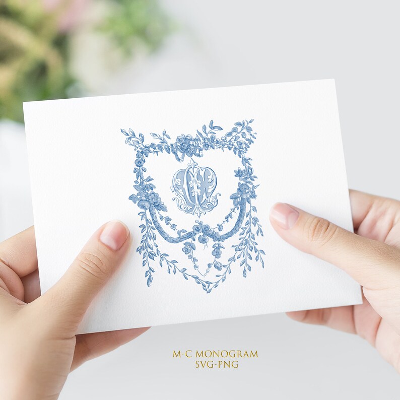M-C Monogram,monogram Svg,monogram Png,vintage Monogram Wedding Logo ...