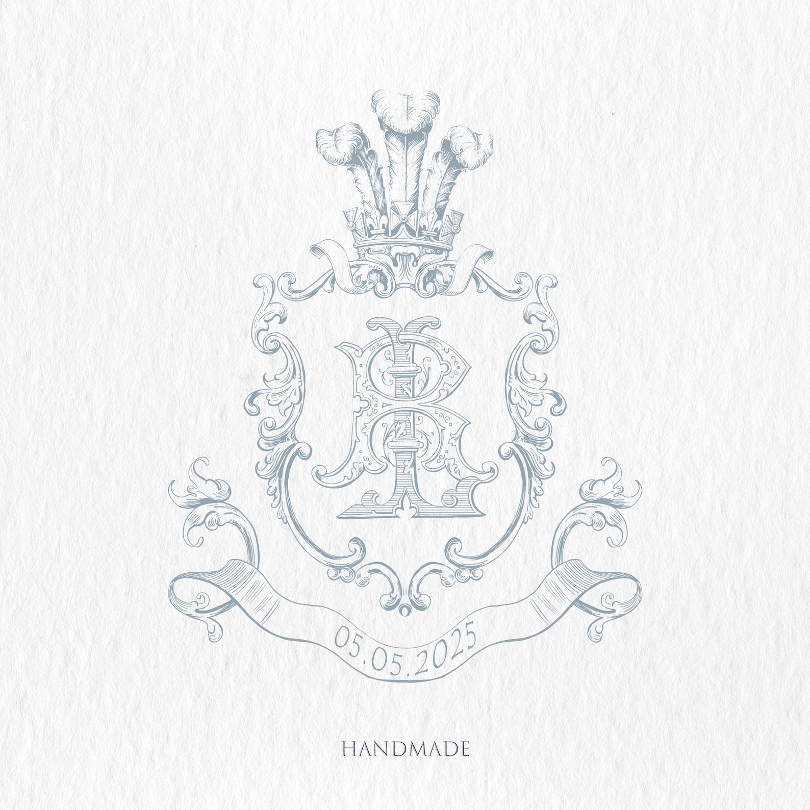 Wedding Cresteditable Monogrammonogram Svgpngvintage Wedding Monogram L Rantique Monogram