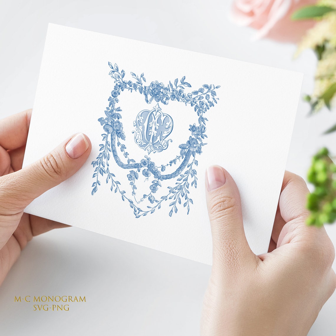 M-C Monogram,monogram Svg,monogram Png,vintage Monogram Wedding Logo ...