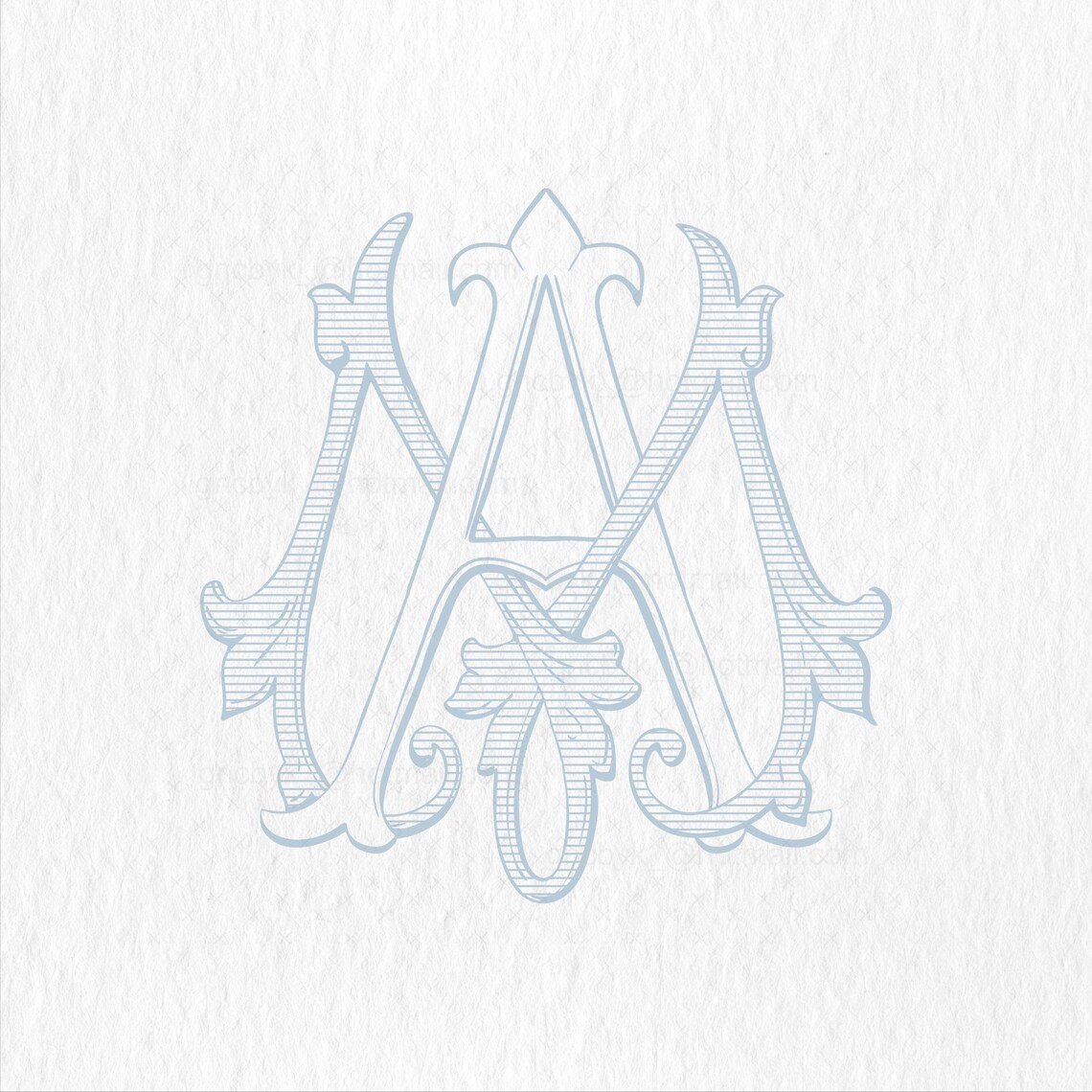 Vintage Interlocking MA Monogram: Classic Wedding Design (SVG-PNG) - Etsy
