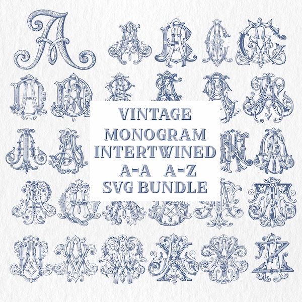 G Monogram Svg - Etsy